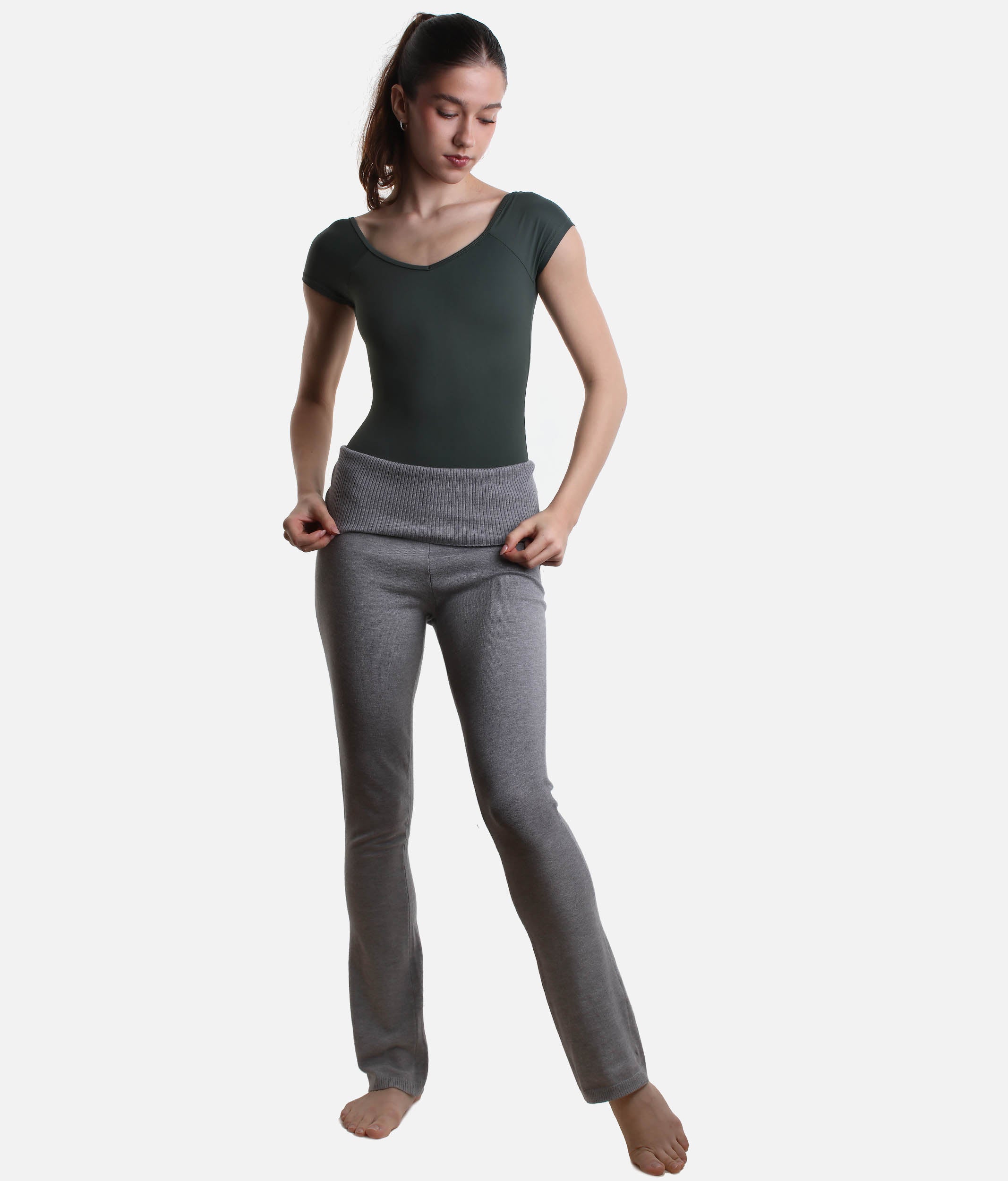 BLOCH Knit Dance Pants – Bootcut Warm-Up Trousers – Dance World